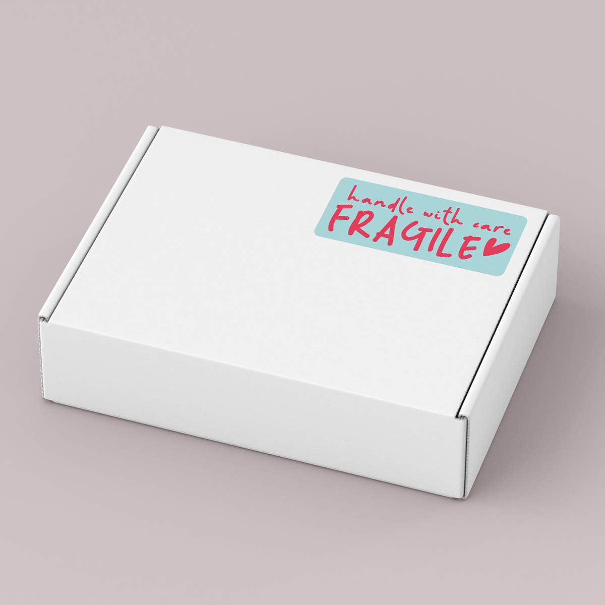 Bulk Fragile Packaging Sticker Vinyl Label Packs DESIGN THREE – Long ...