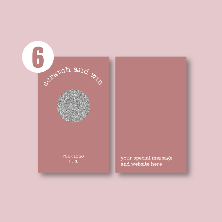 Customer Loyalty Scratchie Cards – Long Story Short Design and Print