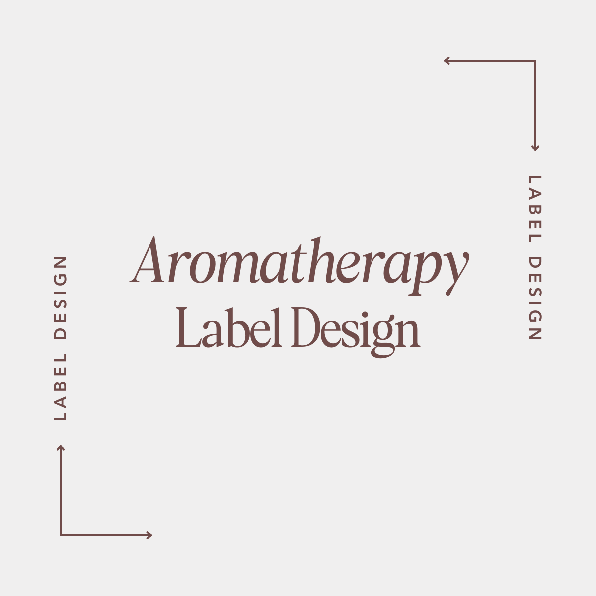 Aromatherapy Label Design – Long Story Short Design and Print