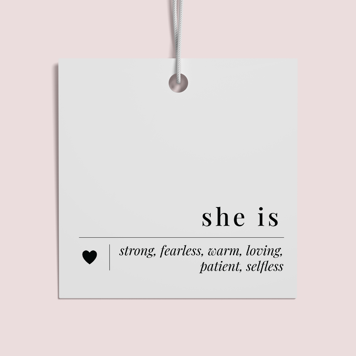 Premade Mother's Day Swing Tags Minimalist Collection Design ONE – Long ...