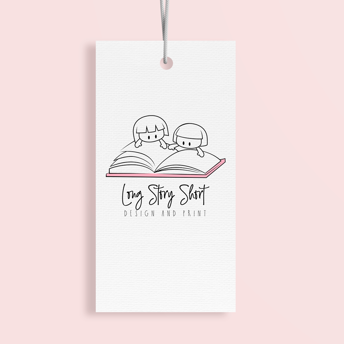 90x55mm Rectangle Linen 350gsm Swing Tags – Long Story Short Design and ...