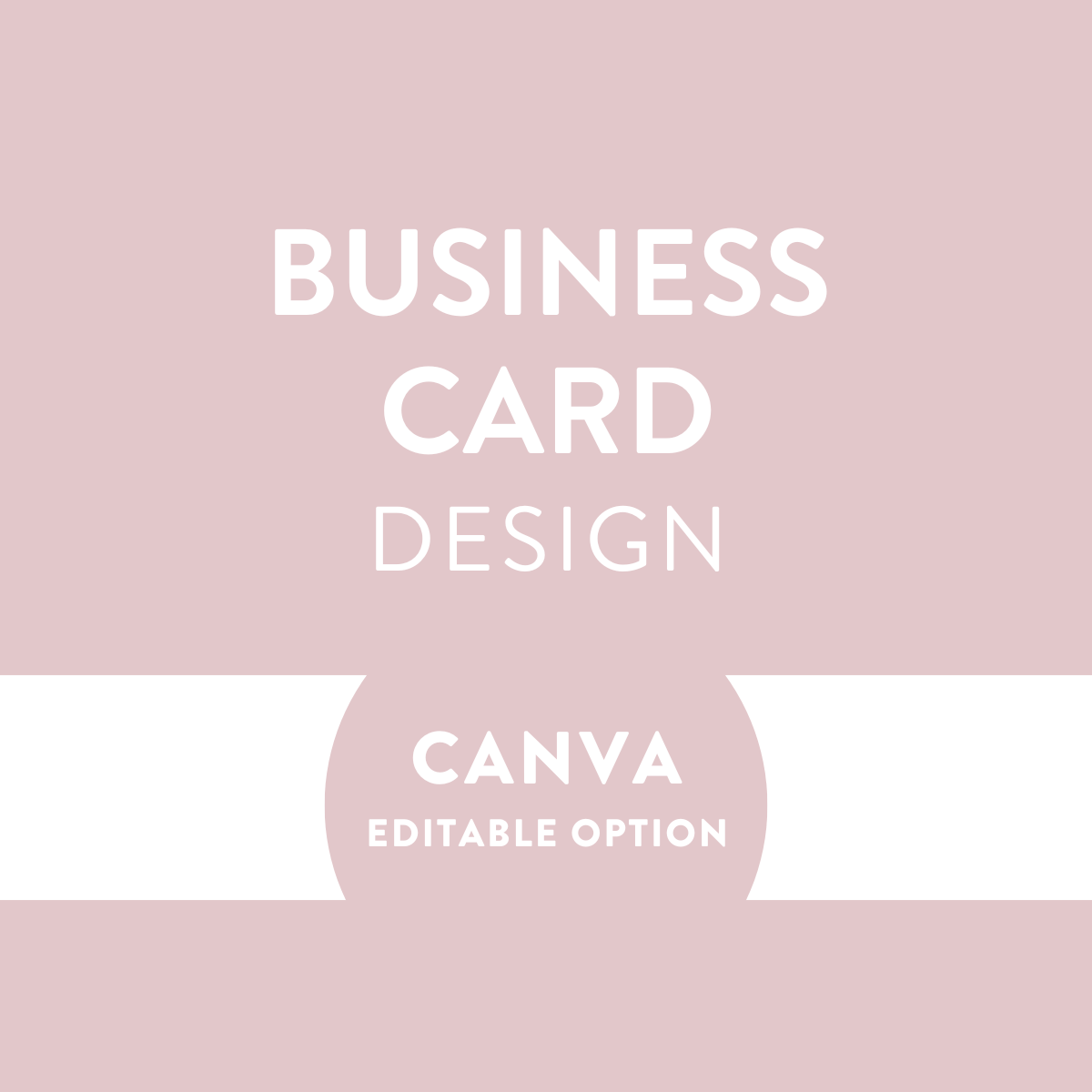 Business Card Design - Editable Canva Template – Long Story Short ...