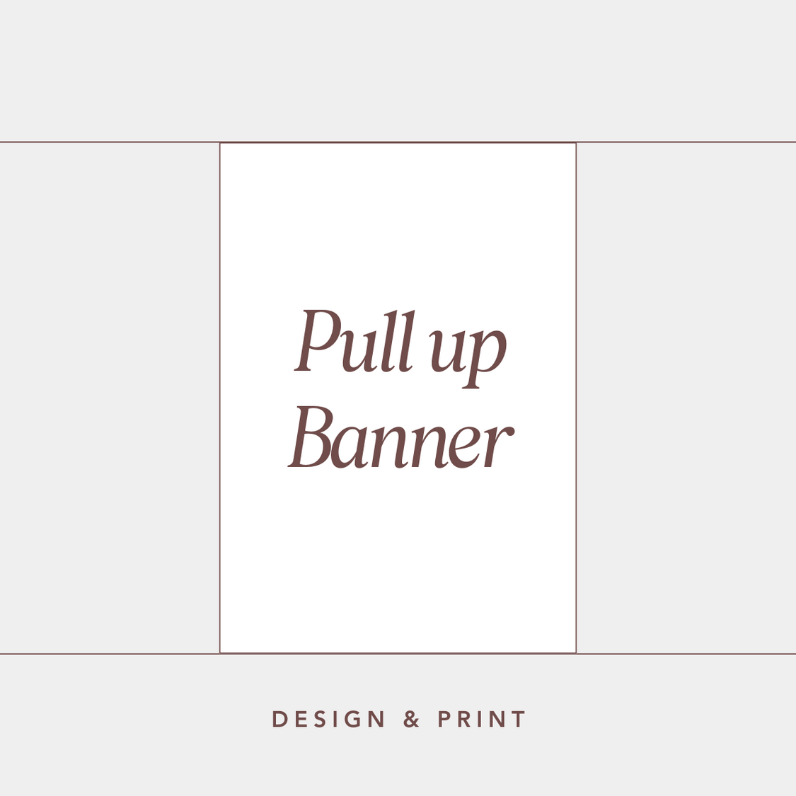 Pull Up Banner – Long Story Short Design and Print