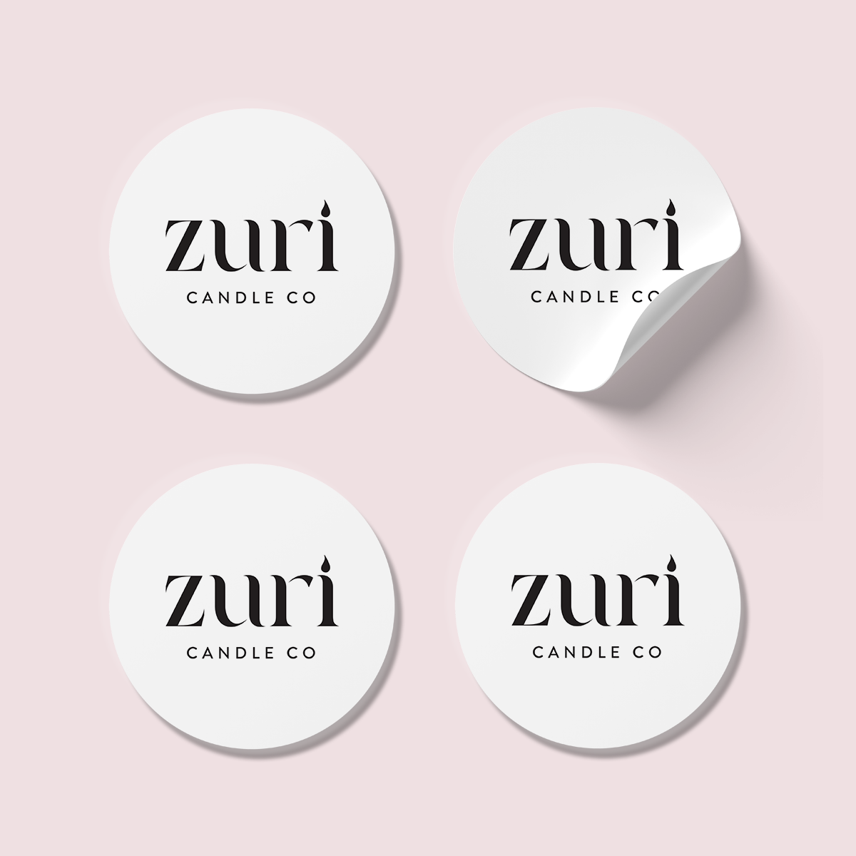 Logo Sticker Labels - Round – Long Story Short Design and Print