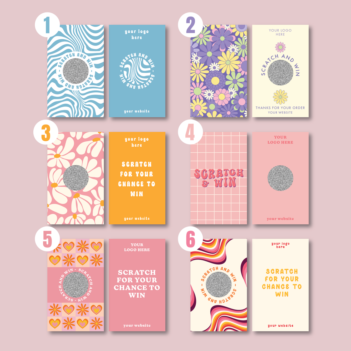 Customer Loyalty Scratchie Cards – Long Story Short Design and Print