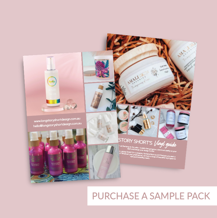 Sample Pack – Long Story Short Design and Print