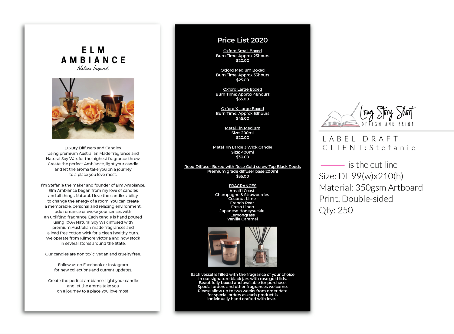 Brochure/Flyer Design – Long Story Short Design and Print