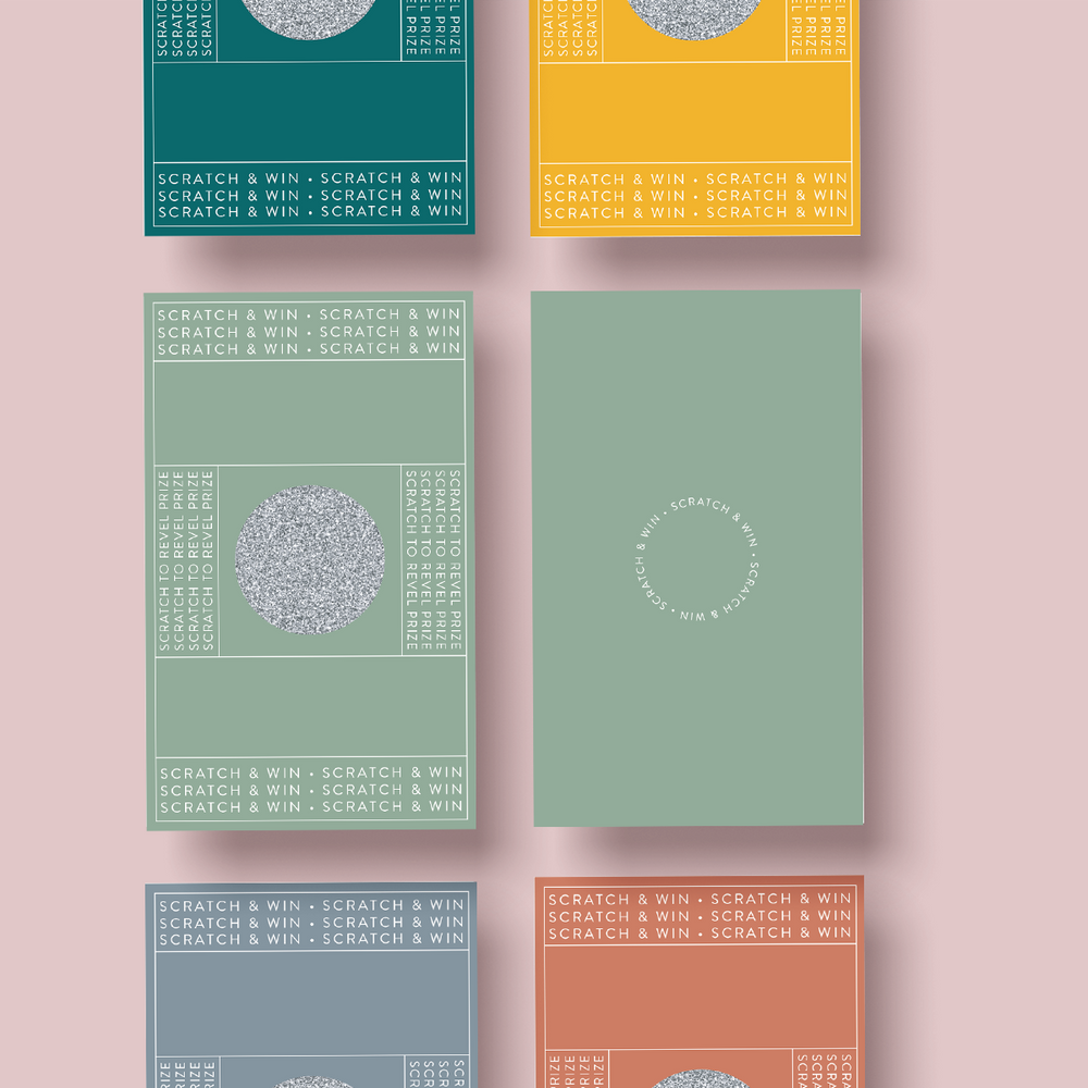 Customer Loyalty Scratchie Cards – Long Story Short Design and Print